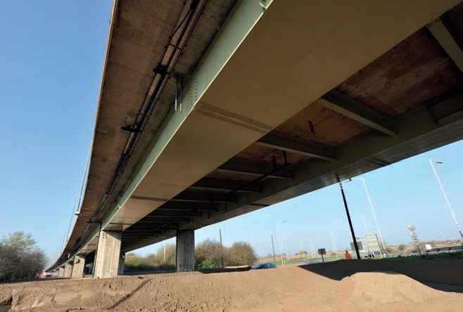 M53 Bidston Moss Viaduct strengthening - SteelConstruction.info