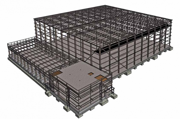 Great Haddon cold storage depot - SteelConstruction.info