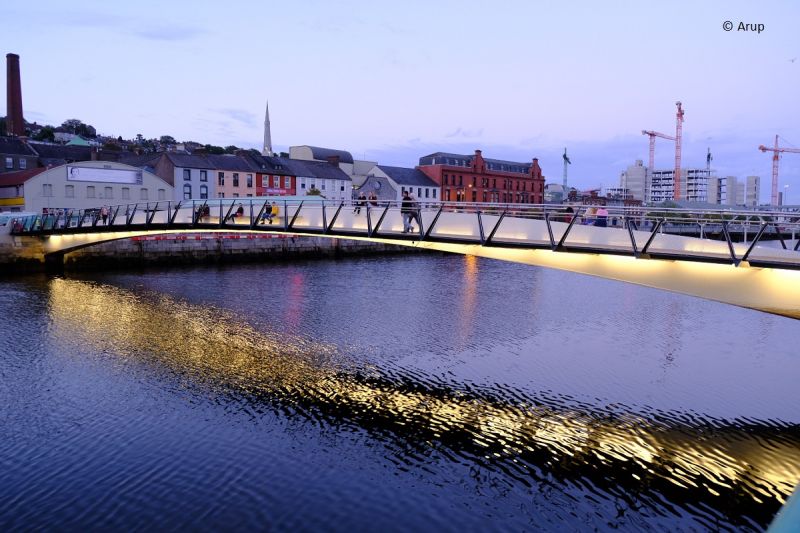 Mary Elmes Bridge, Cork City - SteelConstruction.info