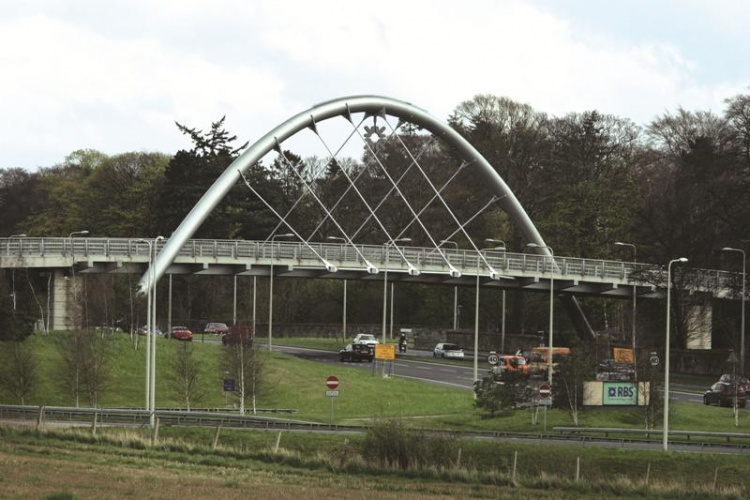 A8 Gogarburn Bridge - SteelConstruction.info