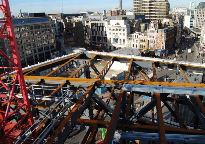 St Giles Circus development, London - SteelConstruction.info