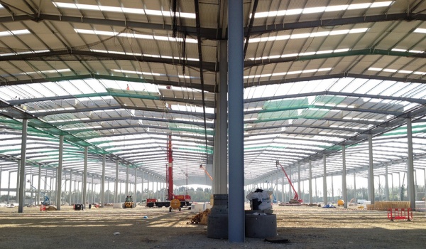 Tesco distribution centre, Reading - SteelConstruction.info