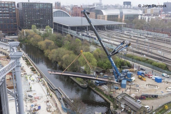 Somers Town Bridge, London - SteelConstruction.info