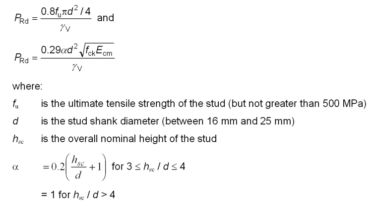 Shear connection in composite bridge beams - SteelConstruction.info