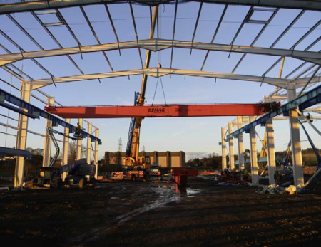 Aggreko facility, Scotland - SteelConstruction.info