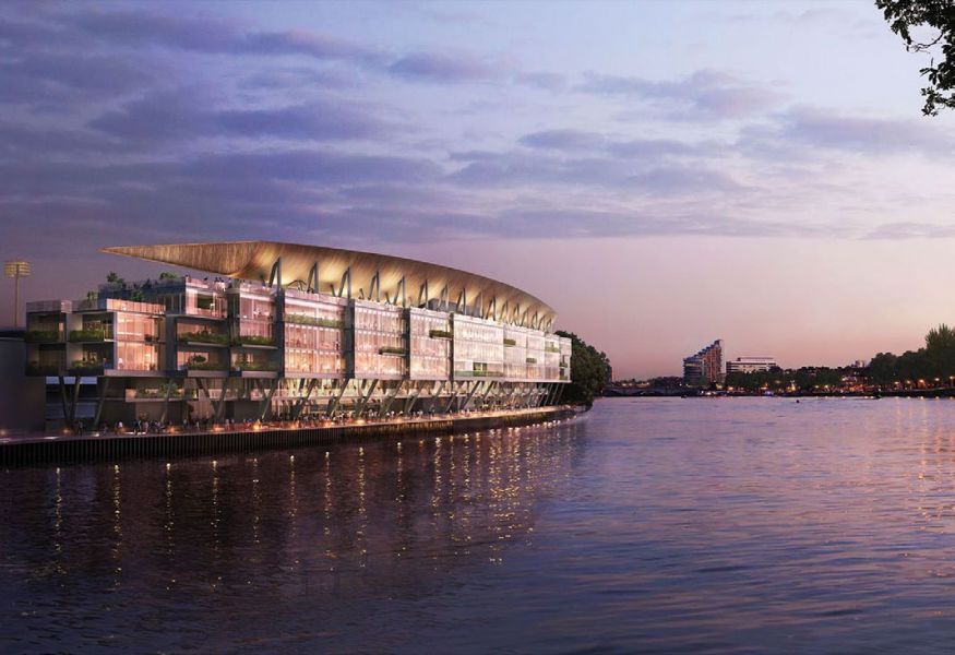 Riverside Development, Craven Cottage, Fulham FC - SteelConstruction.info