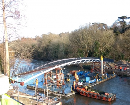 Taplow Riverside Footbridge - SteelConstruction.info