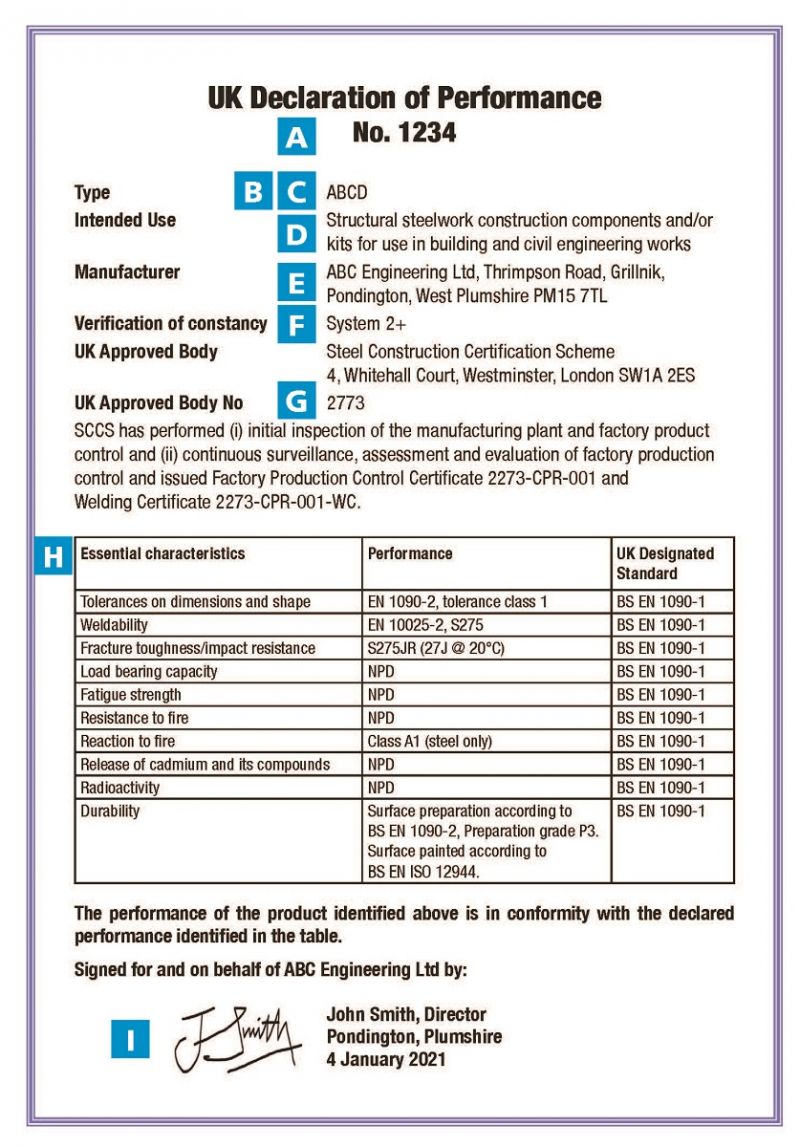 UKCA marking - SteelConstruction.info