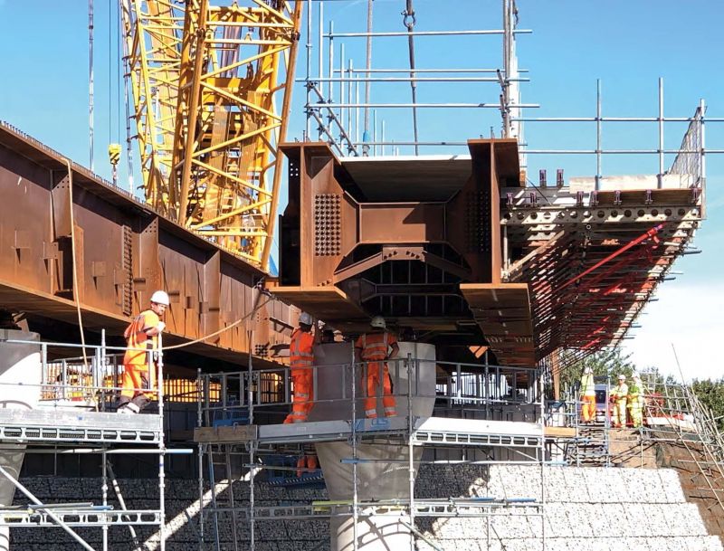 Springhead Bridge, Ebbsfleet, Kent - SteelConstruction.info