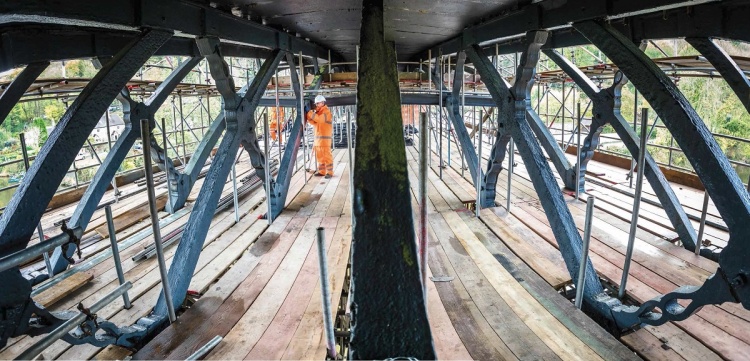 Iron Bridge conservation - SteelConstruction.info