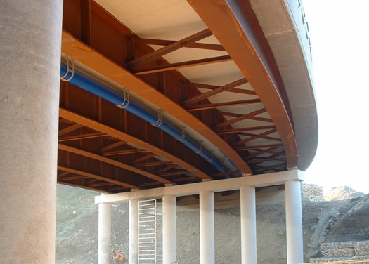 Plan curvature in bridges - SteelConstruction.info